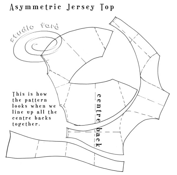 Studio Faro | Asymmetric Jersey Top