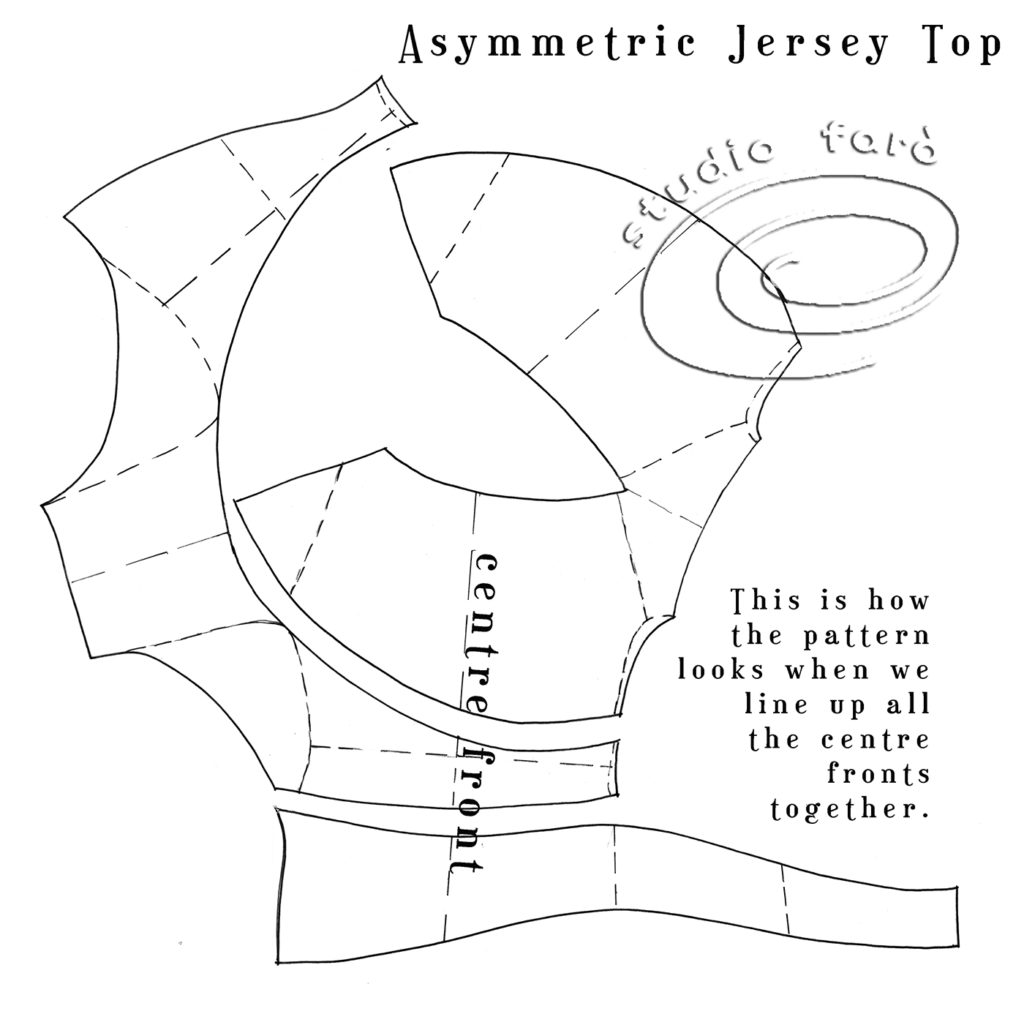 Studio Faro | Asymmetric Jersey Top