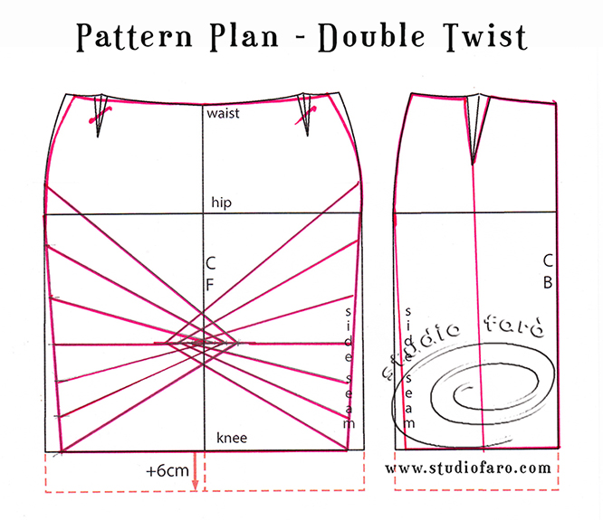 Studio Faro | Two Twist Skirt Patterns