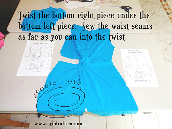 Studio Faro | JERSEY TWIST DRESS - Sampled!