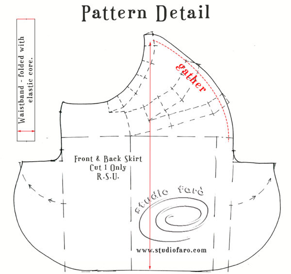 Studio Faro | Waterfall Drape Skirt