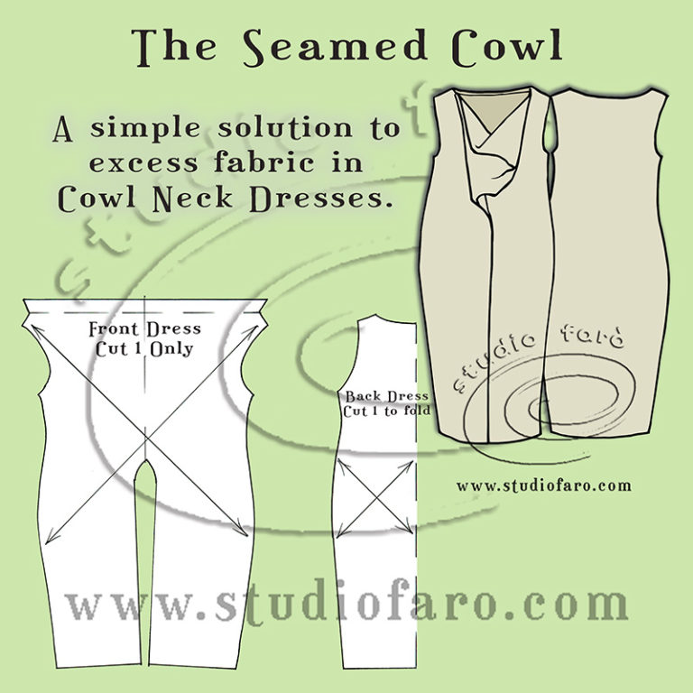 Studio Faro | The Seamed Cowl Dress