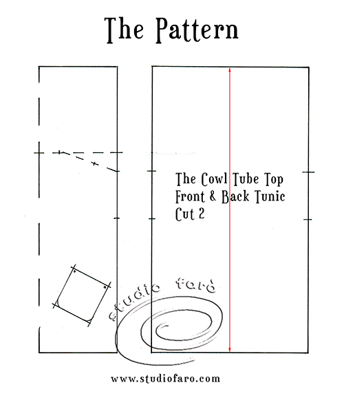 Studio Faro | The Cowl Tube Top