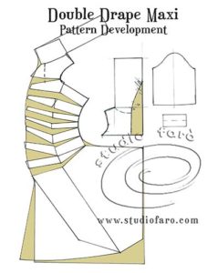 Studio Faro | Double Drape Maxi