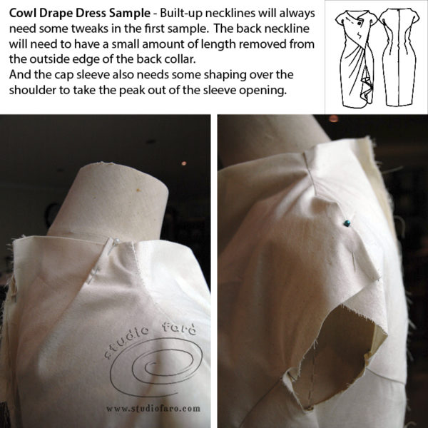 Studio Faro | Cowl Drape Dress - First Sample