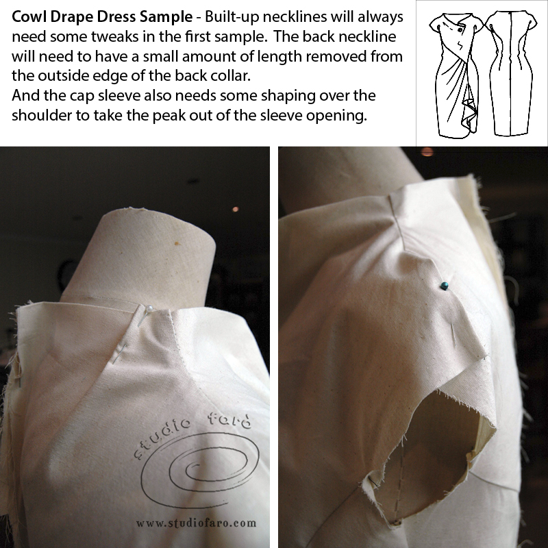 Studio Faro | Cowl Drape Dress - First Sample