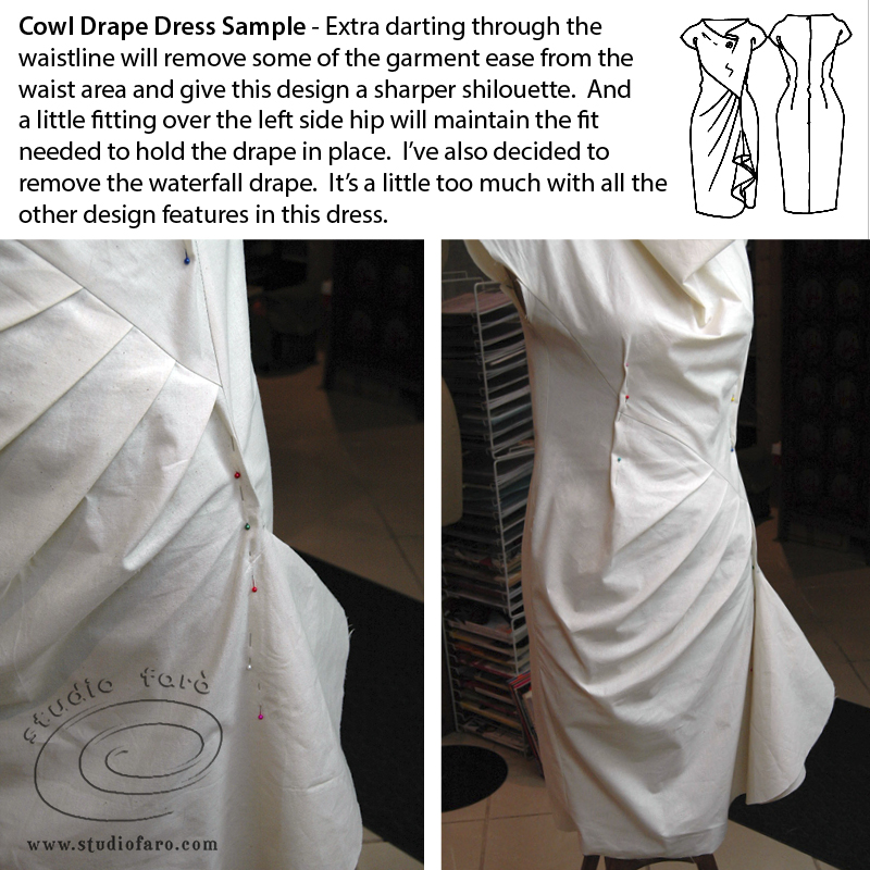 Studio Faro | Cowl Drape Dress - First Sample