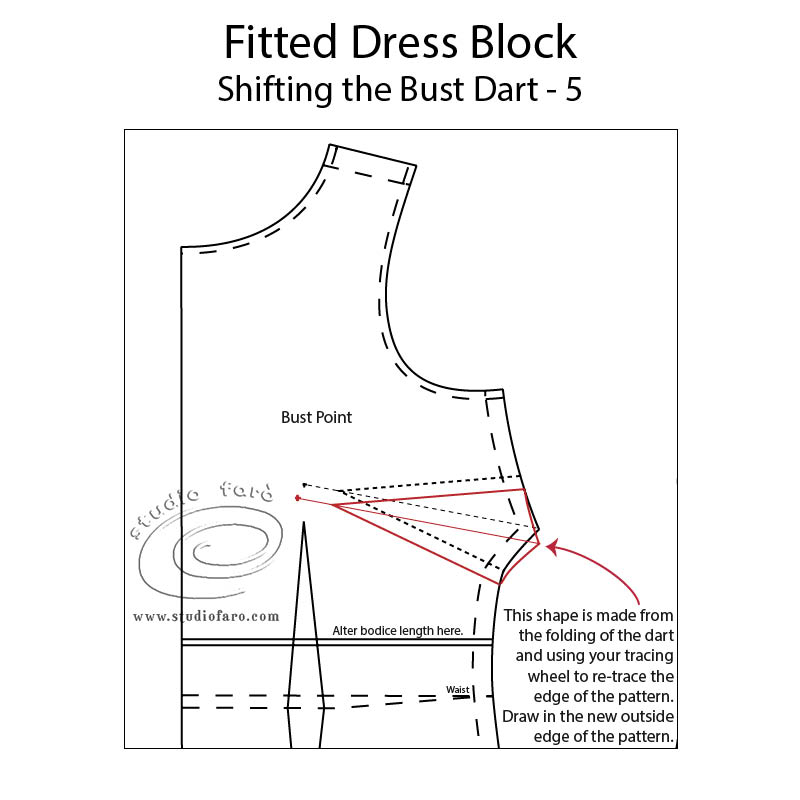 Studio Faro | How to Shift a Bust Dart