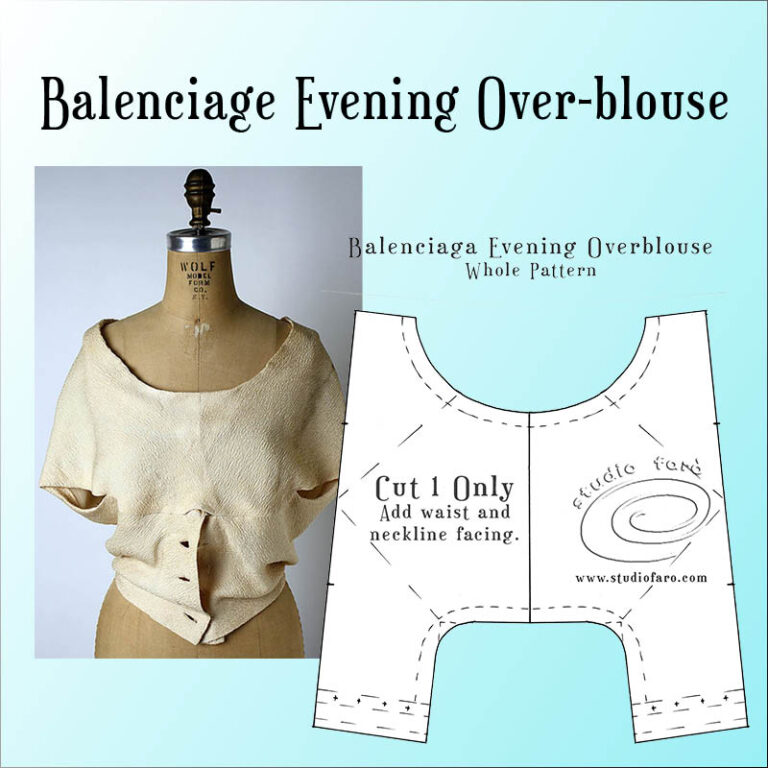 Studio Faro | Sewing patterns, garment blocks and all the instructions ...