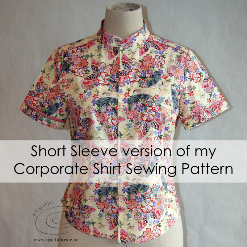 Studio Faro | Short Sleeve Pattern Making with a Mock Cuff – FREE PDF
