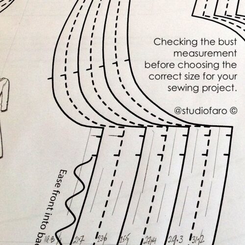 Studio Faro | How to get your Sewing Patterns to Fit