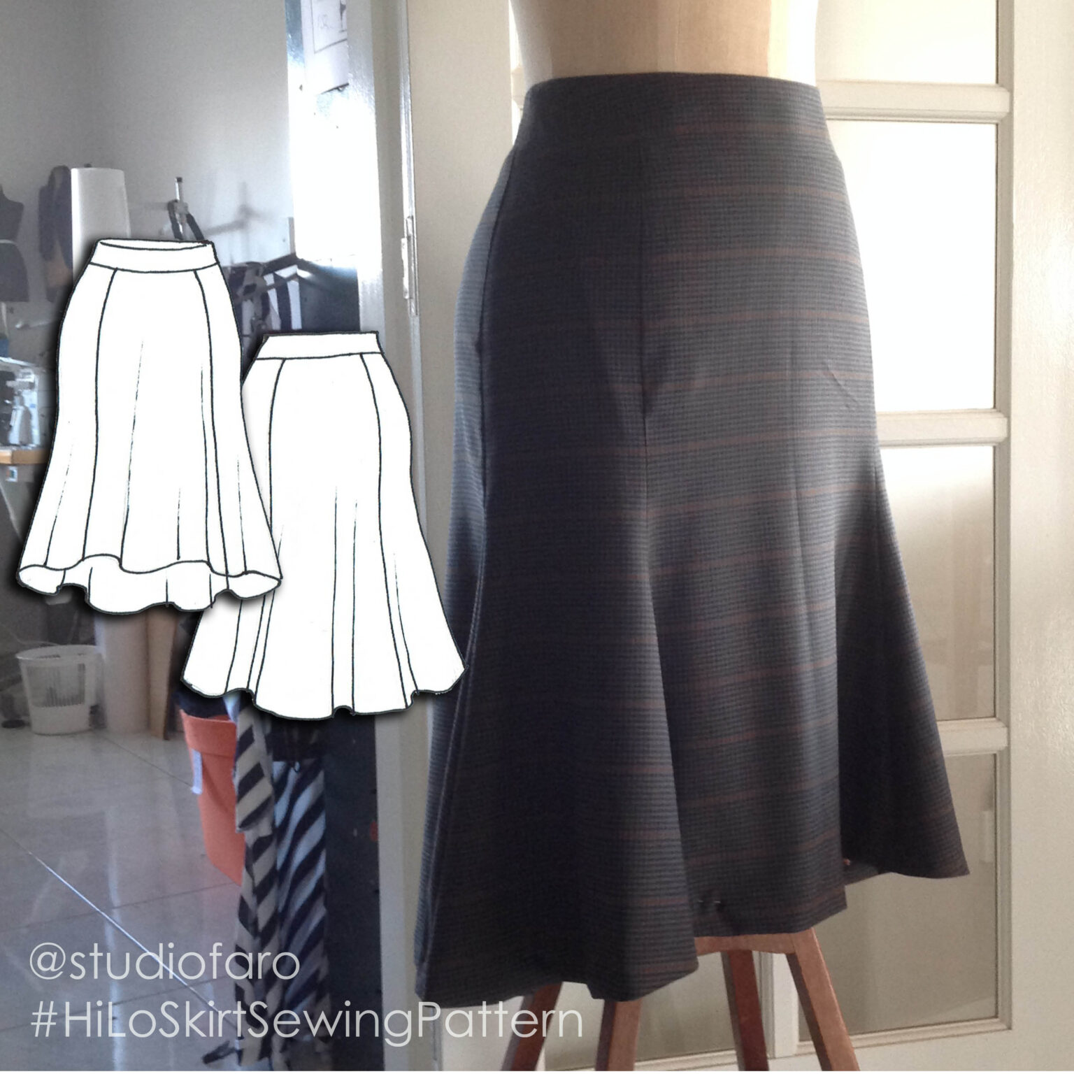 Studio Faro | Fit and Flare Skirt Patterns